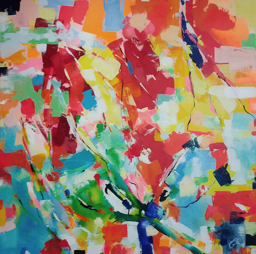 Flame Lilly Collection by Claire A Art