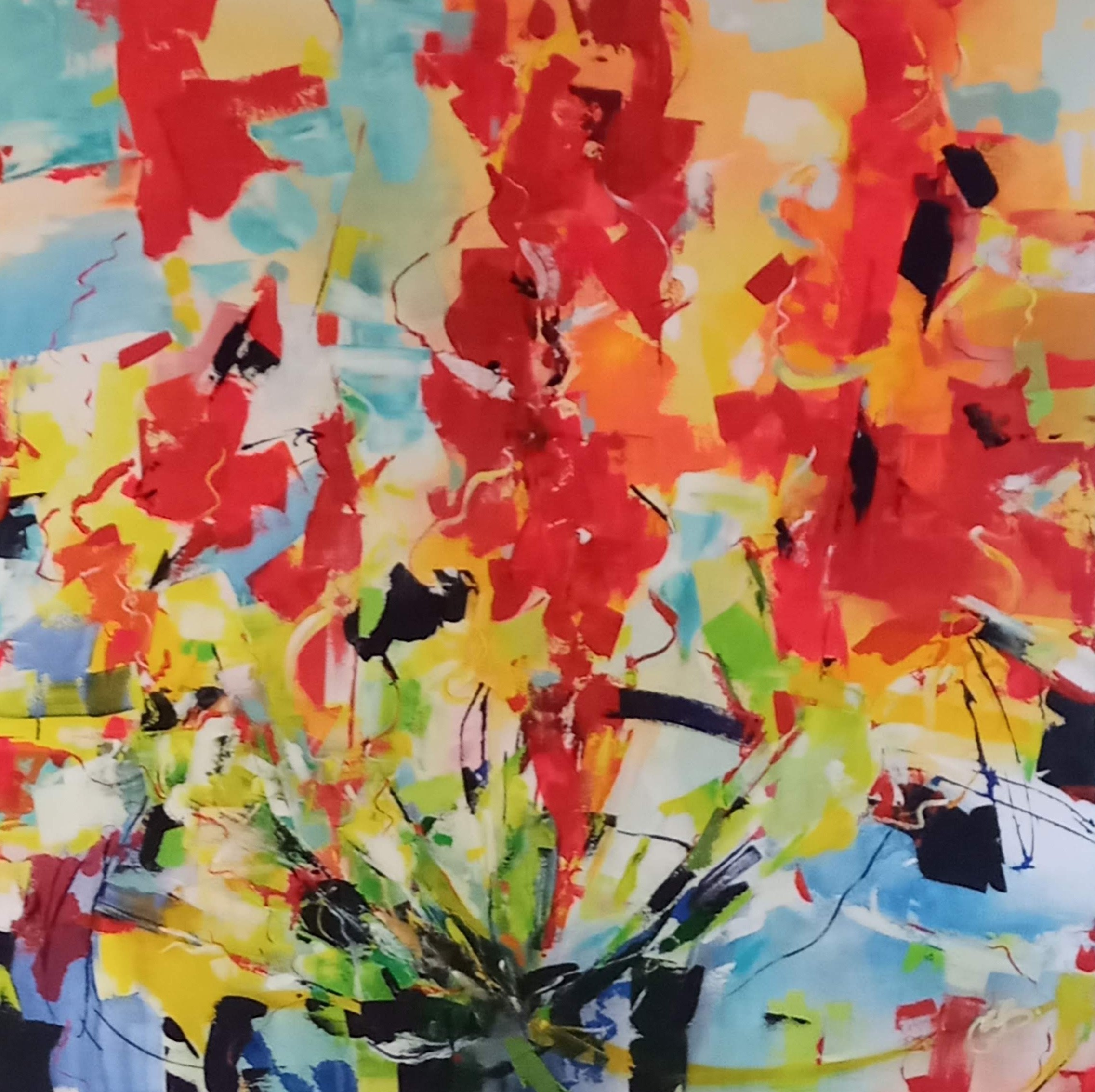 Flame Lilly Collection by Claire A Art